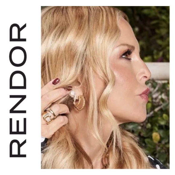 Rachel Zoe | Jewelry | Nwt Rendor Gold Victoria Double Hoop Earrings By ...